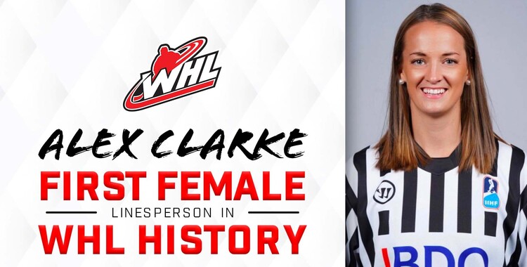 Alex Clarke to Become First Female Linesperson in WHL History « Hockey ...